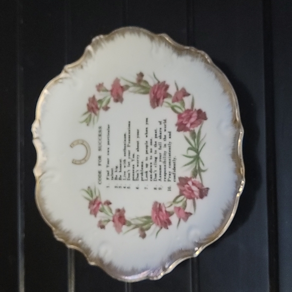 unsure | Accents | Vintage Code For Success Hanging Plate | Poshmark